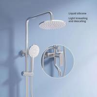 China Sanitary Ware Fittings Rainfall Hand Shower Head with Hot Cold Water Mixer Function for sale