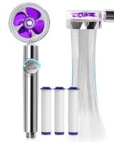 China 360 Degree Rotating Polished Shower Head for Pressure Spray in Classic Style Bathrooms for sale