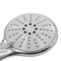 China Bathroom Faucet Shower Set In-Wall Round White Handheld Shower Heads Made of ABS Plastic for sale
