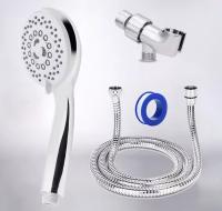 China Without Diverter Bathroom Plum Blossom 5 Shower Head with Handheld Pressurized Spray for sale