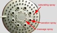 China 2024Lizhen Hwa-Vic Product Beauty Shower Head With Acs Certificated Five Functions Hand Shower for sale