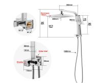 China 2024 Lizhen Hwa-vic Beauty Shower Head Set with High Pressure Combo for sale