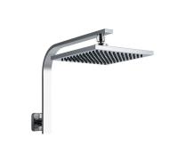 China Square Handheld Filter Shower Head with Chrome Polish Brass Finish and Square Design for sale
