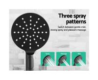 China Rainfull Shower Mixer Bathroom Shower System Wall Mounted for Lizhen Hwa-Vic Black Set for sale