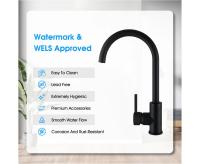 China Bidet Spouts Kitchen Faucet Hot Cold Water Mixer Tap with Classic Gooseneck Swivel Spout for sale