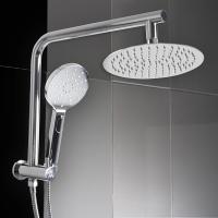 China High Pressure Rain Round Brass Taps Mixer Handheld Chrome Finshing Shower Heads With Arm for sale