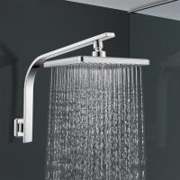 China Bathroom Shower Equipment Wall Mounted Stainless Steel Rainfall Square Shower Head for sale