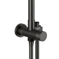China Black In Wall Shower Set Lizhen Hwa-Vic 3 Hole Waterfall Bathtub Taps with Hand Shower for sale