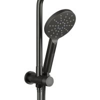 China Black In Wall Shower Set Lizhen Hwa-Vic 3 Hole Waterfall Bathtub Taps with Hand Shower for sale