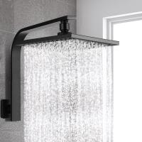 China Bathroom Faucet Accessory Type High Pressure Square Rain Shower Head with Wall Arm for sale