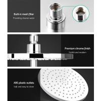 China Sliver Lizhen Hwa-Con Handheld Round High Pressure Chrome Shower Head With Slide Bar for sale