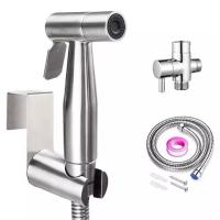 China Clean and Comfortable 2024 Lizhen Hwa Bidet Spray Set with Brushed Nickel Finish for sale