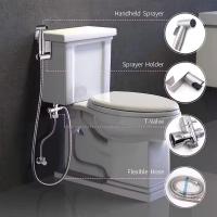 China Clean and Comfortable 2024 Lizhen Hwa Bidet Spray Set with Brushed Nickel Finish for sale