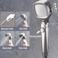 China Bathroom Wash Lizhen Haw-vic- Sifang Four Stage Household Booster Filter Handheld Shower for sale