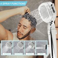China Bathroom Wash Lizhen Haw-vic- Sifang Four Stage Household Booster Filter Handheld Shower for sale