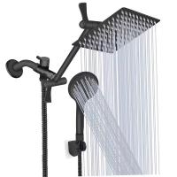 China High Pressure Rain Shower Head With Adjustable Extension Arm And Handheld Function Hot Cold Water for sale