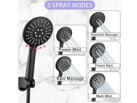China High Pressure Rain Shower Head With Adjustable Extension Arm And Handheld Function Hot Cold Water for sale