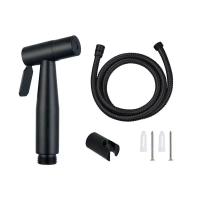 China Stainless Steel Bidet Toilet Hand Sprayer Set with Brushed Finish and Shower Attachment for sale