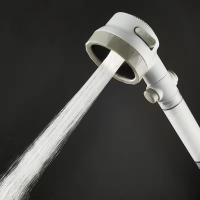 China Hotel ABS Plastic Mineral Shower Head with Adjustable High Pressure Water Saving Balls for sale