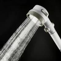 China Hotel ABS Plastic Mineral Shower Head with Adjustable High Pressure Water Saving Balls for sale