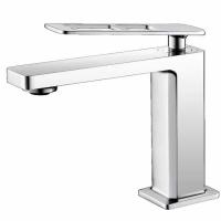 China Single Handle Sink Taps for Bathroom Hot Cold Mixer by Lizhen Hwa in Chrome Plating for sale