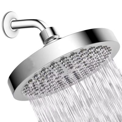 China Lizhen Hwa.Eng 6 inch ABS Overhead Shower Chrome Surface Finishing and Modern Design for sale