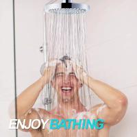 China Lizhen Hwa.Eng 6 inch ABS Overhead Shower Chrome Surface Finishing and Modern Design for sale