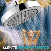 China Lizhen Hwa.Eng 6 inch ABS Overhead Shower Chrome Surface Finishing and Modern Design for sale