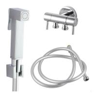 China Polished Chrome Finish Bathroom Brass Hand Held Toilet Shower Head Douche Bidet Spray for sale