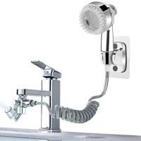 China Lizhen Hwa-Vic 2024 Abs Chrome Spa Massage Single Handle Durable Handheld Shower Head for sale