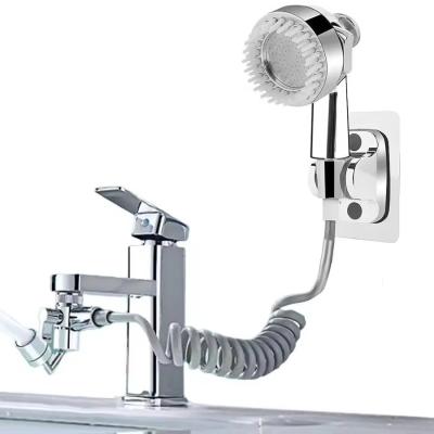 China Lizhen Hwa-Vic 2024 Abs Chrome Spa Massage Single Handle Durable Handheld Shower Head for sale