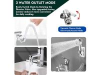 China Lizhen Hwa-Vic 2024 Abs Chrome Spa Massage Single Handle Durable Handheld Shower Head for sale