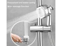 China Lizhen Hwa-Vic 2024 Abs Chrome Spa Massage Single Handle Durable Handheld Shower Head for sale