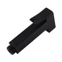 China 2024 Lizhen Household Brass Square Black Toilet Bidet Spray Diverter Wash Kit With Hose for sale