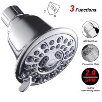 China 2024 Lizhen Hwa-Vic. Round Shape Fixed Shower Head with 3 Functions and Paint Process for sale
