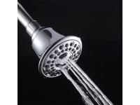 China 2024 Lizhen Hwa-Vic. Round Shape Fixed Shower Head with 3 Functions and Paint Process for sale