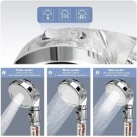 China 2024 Lizhen Hwa-Vic. Heigh Shower Head Spa with Removable and One-button Water Stop for sale
