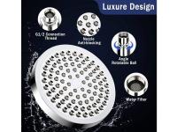 China Chrome Finish Lizhen Hwa-Vic High Pressure Rain Shower Head With Exposed Shower Faucet for sale