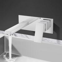 China Effortlessly Stylish and Highly Functional 2024 Wall Basin Mixer Tap Bathroom Faucet for sale