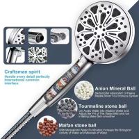 China Multi-functional High Pressure Shower ABS Chrome Plated Body and Handheld Spray Gun for sale