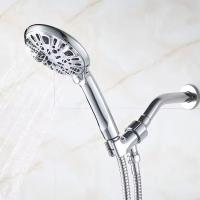 China Lizhen Hwa.Con 9 Function Filter Handheld Shower ABS Chrome with Modern Design Style for sale