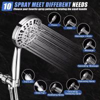 China Modern Design Lizhen Hwa.Con Rainfall Shower Head Combo for Bathroom Faucet Accessory for sale