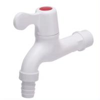 China Exposed B S Faucet Feature Without Slide Bar Plastic Wall PVC Tap for Cold Water for sale