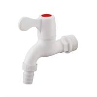 China Exposed B S Faucet Feature Without Slide Bar Plastic Wall PVC Tap for Cold Water for sale