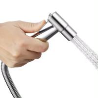 China 2024 Lizhen Bathroom Bidet Sprayer Set SUS 201 Stainless Steel Shattaf Toilet Jet Handheld for sale