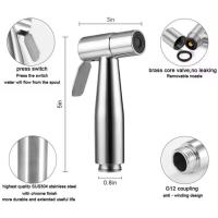 China 2024 Lizhen Bathroom Bidet Sprayer Set SUS 201 Stainless Steel Shattaf Toilet Jet Handheld for sale