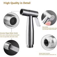 China 2024 Lizhen Bathroom Bidet Sprayer Set SUS 201 Stainless Steel Shattaf Toilet Jet Handheld for sale