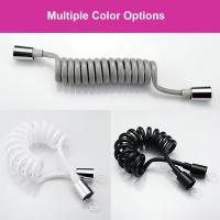 China Modern Lizhen Hwa.Eng Household Bathroom Toilet Handheld Bidet Sprayer 1.5 2 3 M Multi Color Spring Tube Pu Spiral Bidet Hose for sale