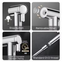 China 2024 Lizhen Hwa.Eng Design Stainless Steel Bidet Sprayer Wall Mounted Hand Held Spray for sale