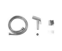 China Chrome Lizhen Simple Fashion Style Shower Handheld Bidet Spray Kit With Hose Toilet Sprayer Cleaning Toilet Parts for sale
